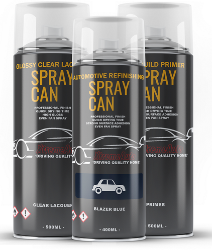 Aerosol Spray Paint Kit For Ford Transit Blazer Blue 8Cwa 400ml Repair ...
