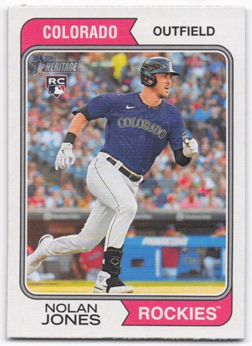 2023 Topps Heritage Nolan Jones RC Rookie Card | eBay
