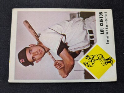 1963 Fleer Baseball Card # 6 Lou Clinton - Boston Red Sox (VG/EX) | eBay