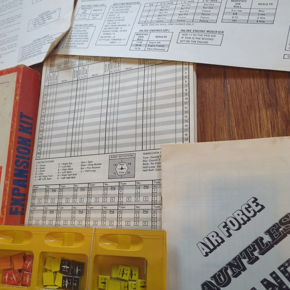 DAUNTLESS BATTLELINE AIR FORCE / DAUNTLESS EXPANSION KIT Avalon Hill BOARD GAME | eBay