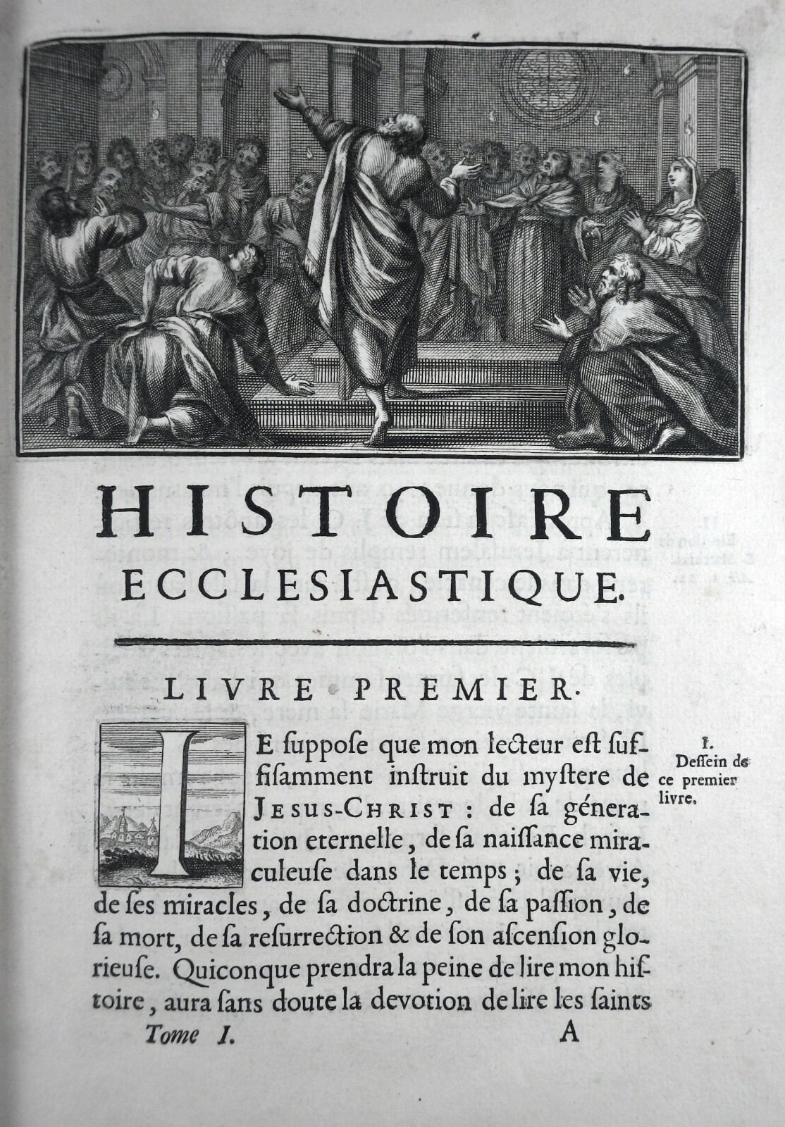 Histoire Ecclesiastique, Tome Premier, Claude Fleury, 1691, First ...