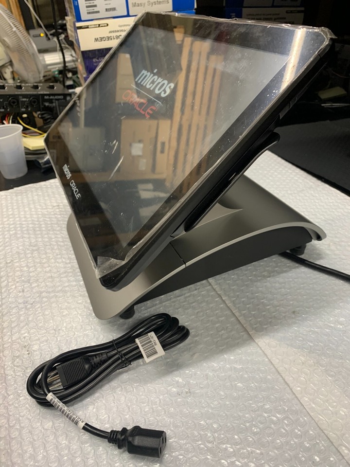 Oracle Micros Workstation 6 POS Terminal 610 4GB/64GB W/ Stand ...