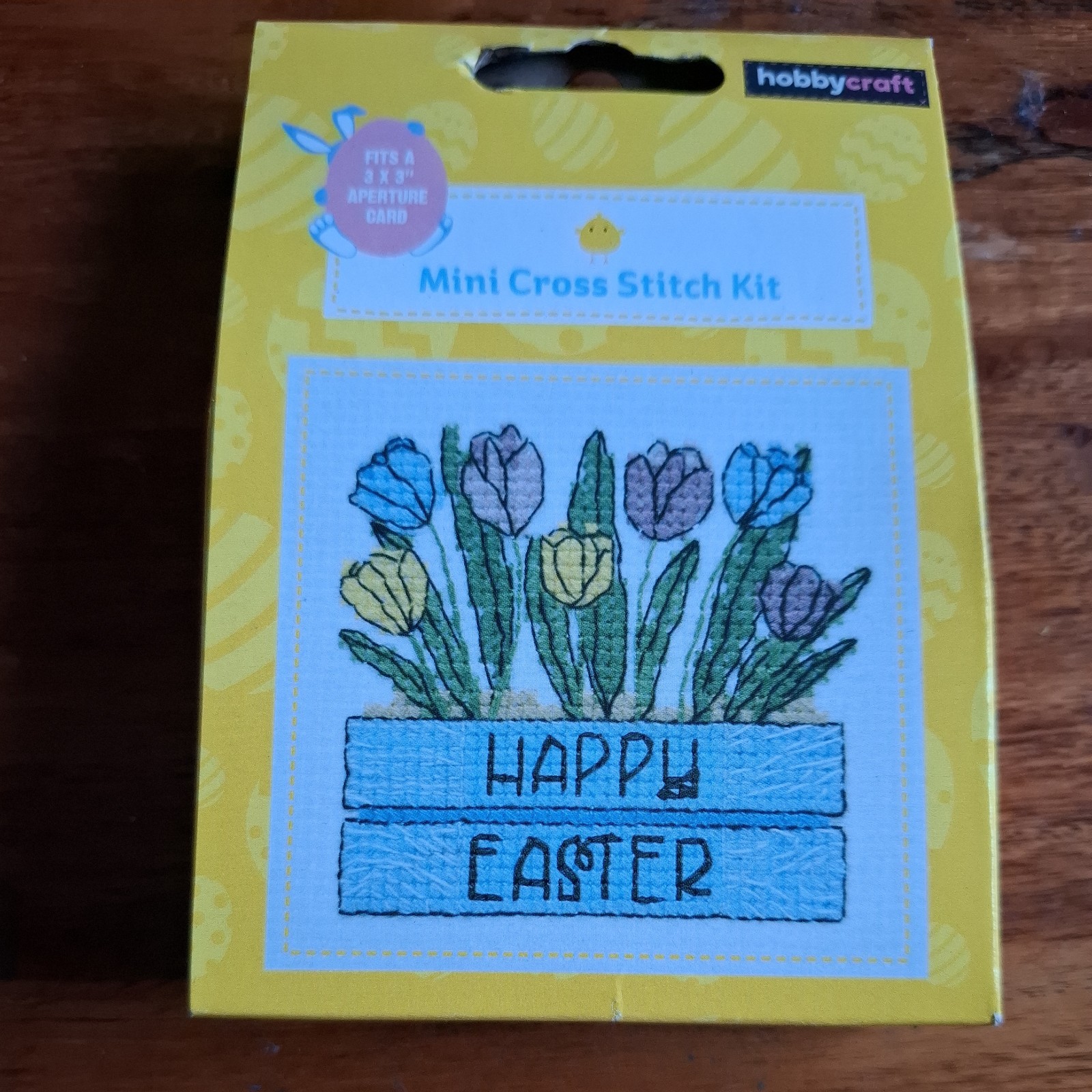 Mini Cross Stitch Kit- Happy Easter -Hobbycraft-BNIB | eBay UK