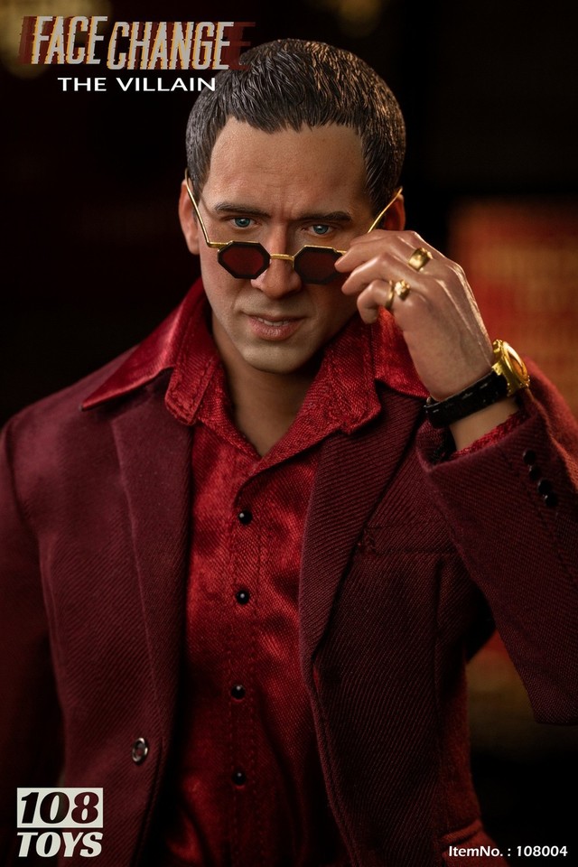 108TOYS FACE/OFF Nicolas Cage Castor Troy 1/6 Scale Action Figure Doll ...