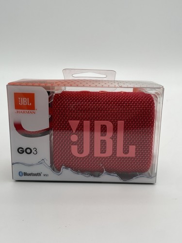 JBL GO3 Wireless Portable Waterproof & Dustproof Bluetooth Speaker Red ...