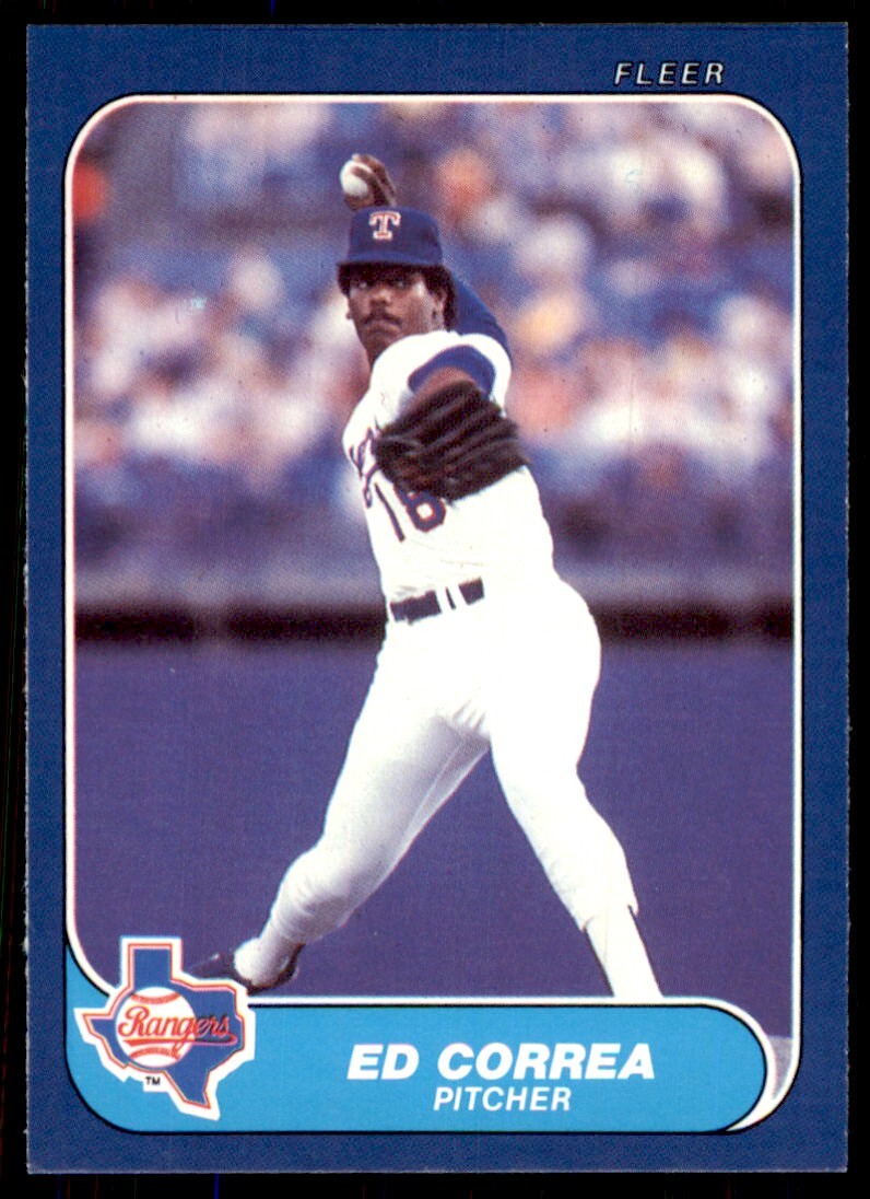 1986 Fleer Update Ed Correa Baseball Cards #U-30 | eBay