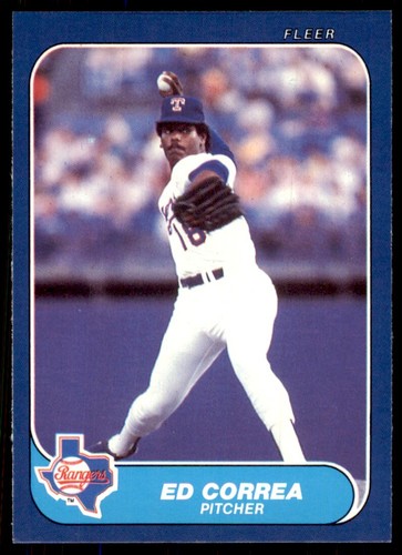 1986 Fleer Update Ed Correa Baseball Cards #U-30 | eBay