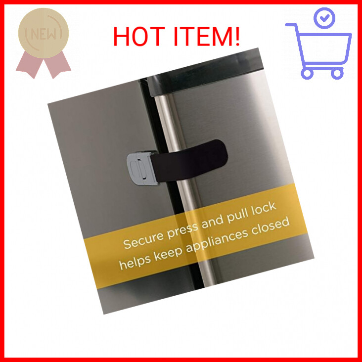 Safety 1st Multi-Purpose Plastic Appliance Lock Decor, 2-Count ...