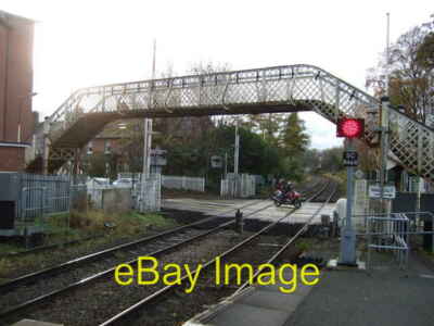 Photo 6x4 Footbridge, Nantwich Railway Station Level crossing on the ...