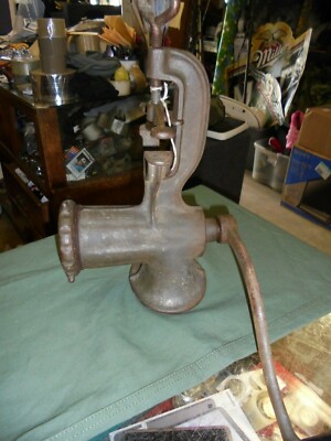 VINTAGE CHOP-RITE TINNED MEAT GRINDER #10 CAST IRON | eBay