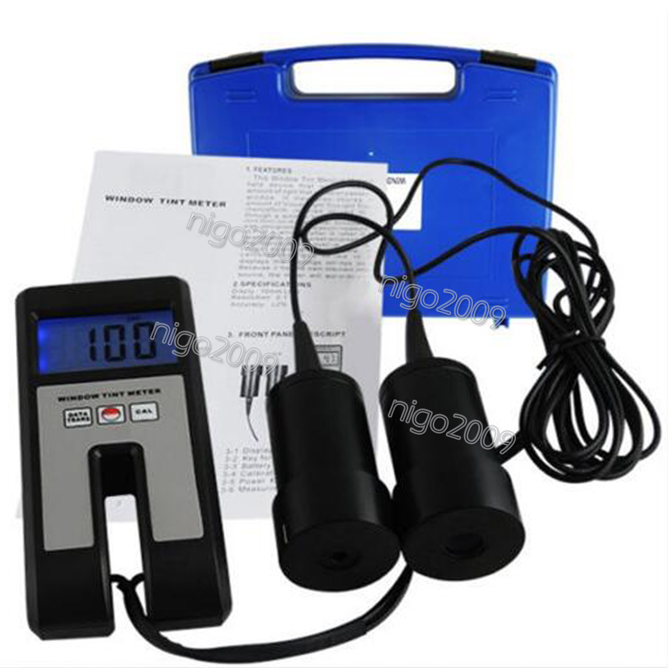 Window Tint Meter Light Transmittance Window Tint Gauge 0~100% LANDTEK ...