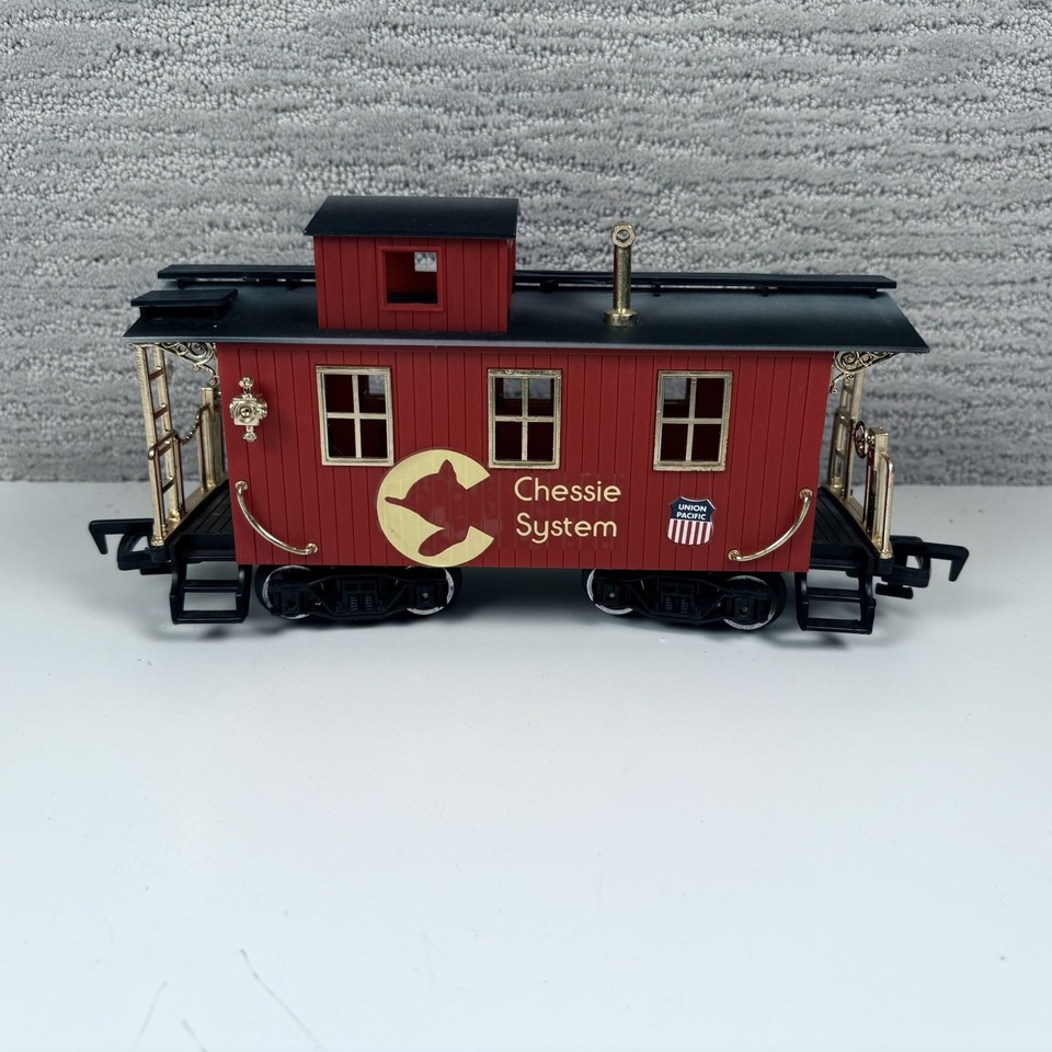 New Bright G-Scale Gold Rush Express Chessie System Model Train Car | eBay