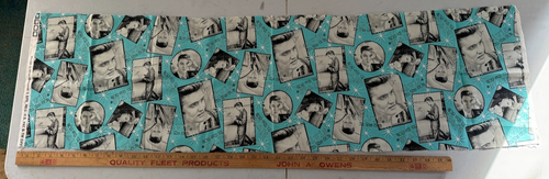 Elvis Presley Photograph Print Fabric 11 1/2" x 43" | eBay