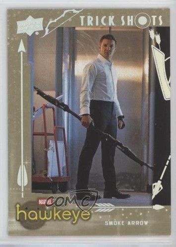 2023 Upper Deck Marvel Studios Trick Shots Gold 16/57 Hawkeye Smoke ...