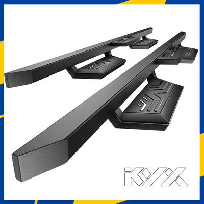 Side Steps Pads Running Boards Nerf Bars for 2007-2018 Jeep Wrangler JK ...