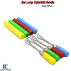 Medical Ear Pick Loop Set Of 4 ENT Ear Wax Removal Dermatology ...