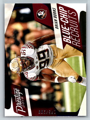 2019 Panini Prestige #BC-BB Brian Burns Blue Chip Recruits Xtra Points ...