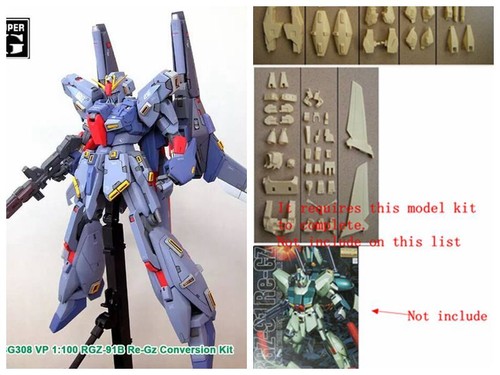 for MG 1/100 RGZ-91 Re-GZ Model VP ver Recast Resin Dress up Conversion ...