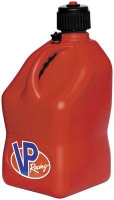 VP Racing 4 Pack Red 5.5 Gallon Square Utility Jugs + 2 Deluxe Fill ...