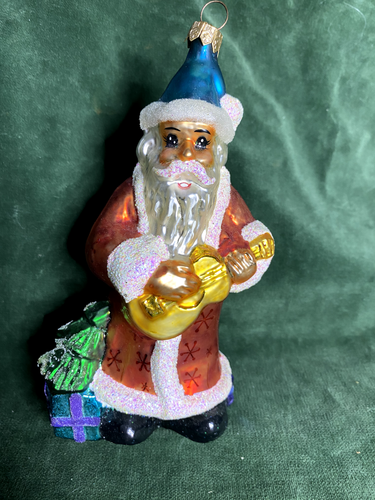 Vintage & Vintage Christopher Radko Santa Serenade "97-236-0 w/ tag & a ...