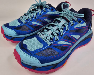 Hoka Womens Mafate Speed 2 1012345 IBAS Blue Trail Running Shoes Size ...