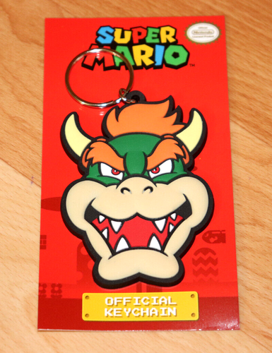 Super Mario Bowser Official Rubber Keychain / Keyring Nintendo 2017 | eBay
