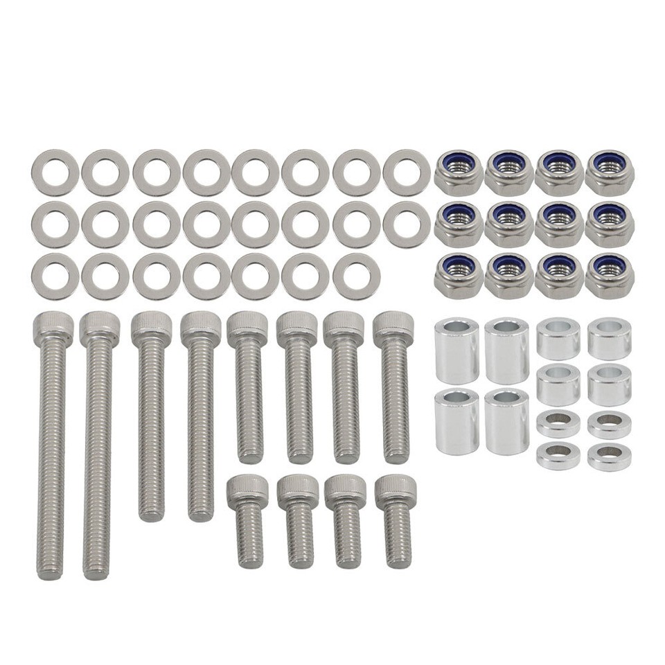 Motorcycle Rear Box 36L Universal case panniers Silver Side cases motor ...