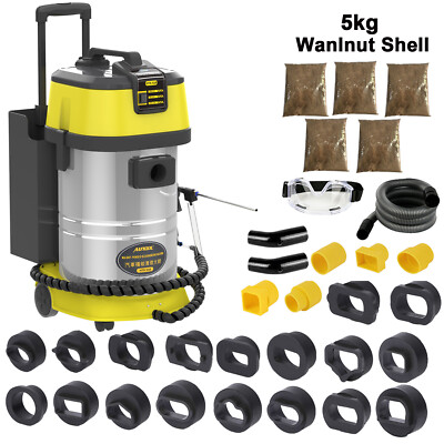 Intake Valve Carbon Deposit Cleaning Machine Walnut Blasting Blaster ...