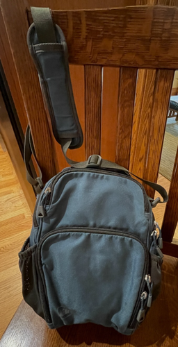 Rei Crossbody Bag Purse Outdoor Hiking Nylon Navy Blue Zip Top Pockets ...