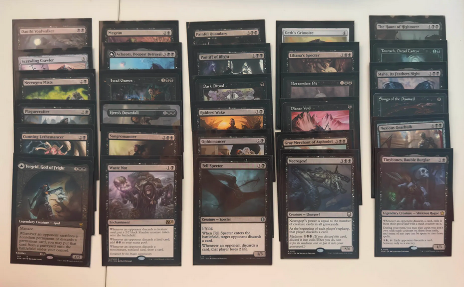 MTG Custom Commander Deck - Tinybones, Trinket Thief - Painful Discard ...