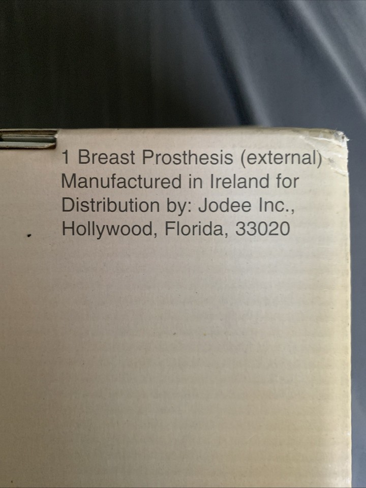 Jodee So Very Lite Style 54 Breast Form Size 8 Bra Sizes 34D 36C 38B ...