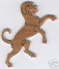 Medieval Heraldry Dog Hound Canine Arms Symbol Crest Rampant Family ...