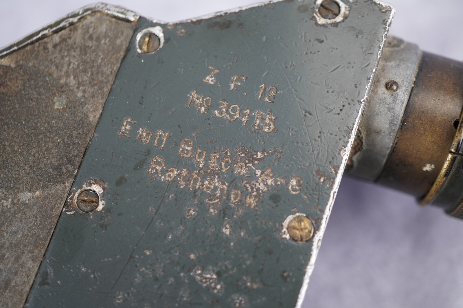 WW1 WWII German Wehrmacht ZF12 MG08 Machine Gun Optic Scope US Army vet ...