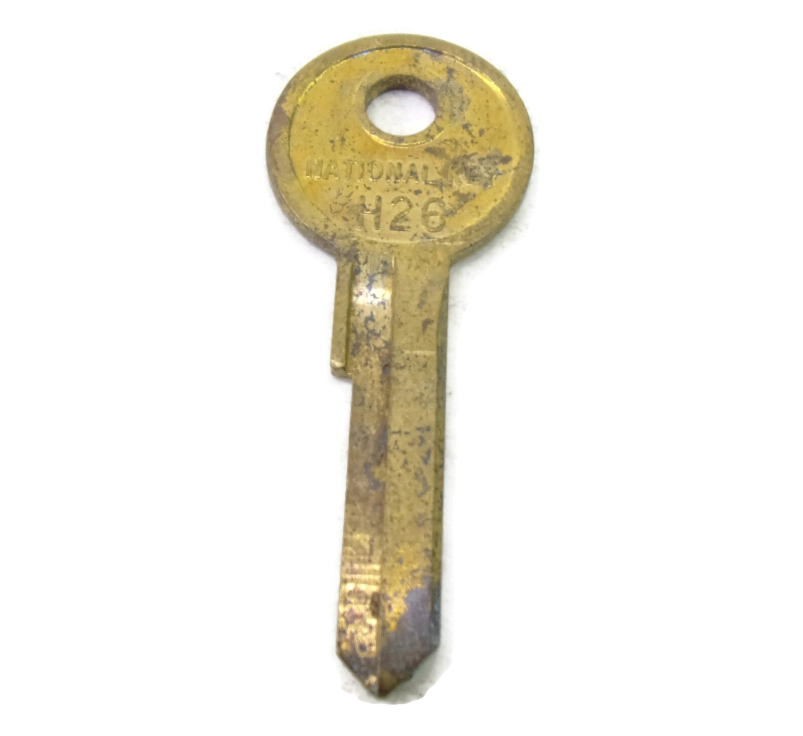 H26 Brass Key Blank NOS Cole National Key | eBay