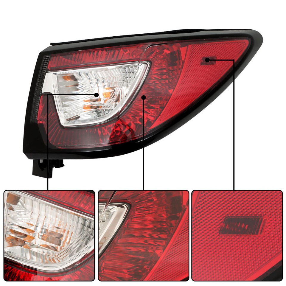 For Chevrolet Traverse 2013-2017 Brake Lamp Tail Light Rear Passenger ...