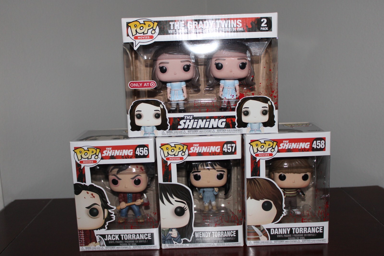 The Shining Funko Pop Collection - The Grady Twins, Jack, Wendy and ...