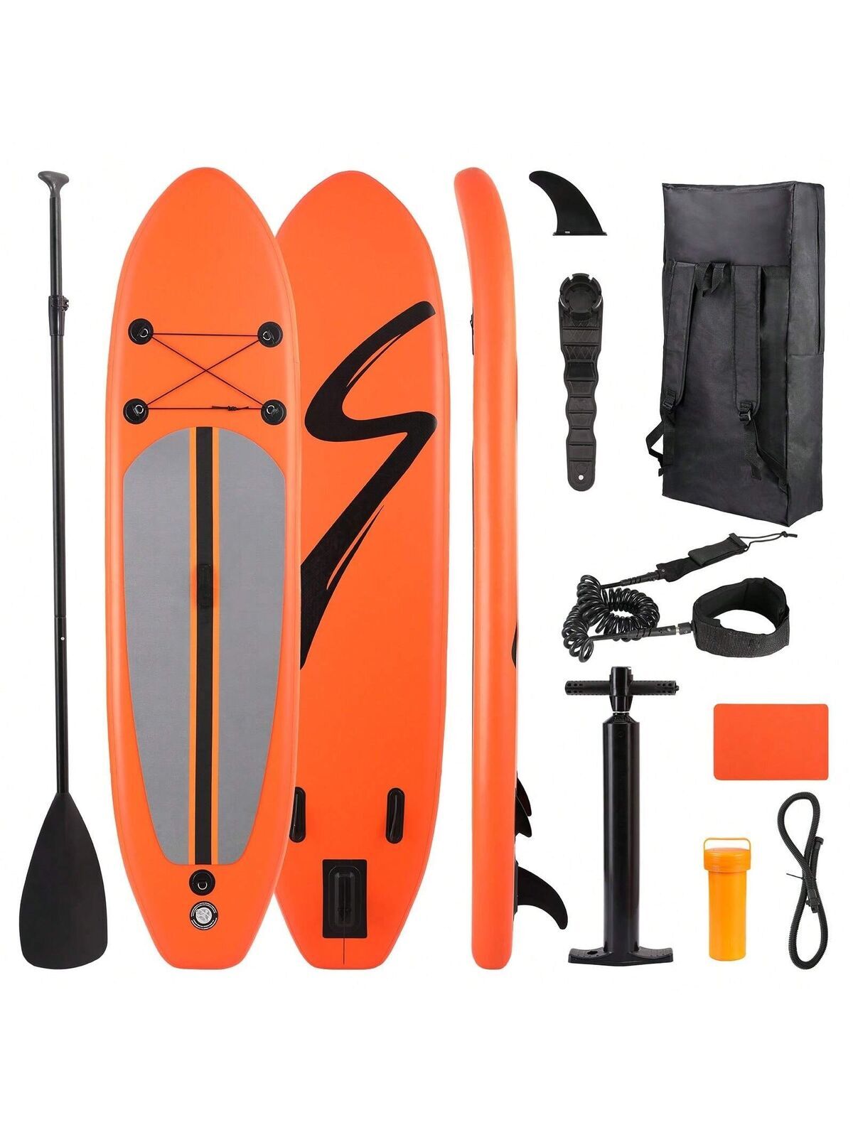 NEW Inflatable Stand Up Adjustable Paddleboard Paddle W/ Hand Pump