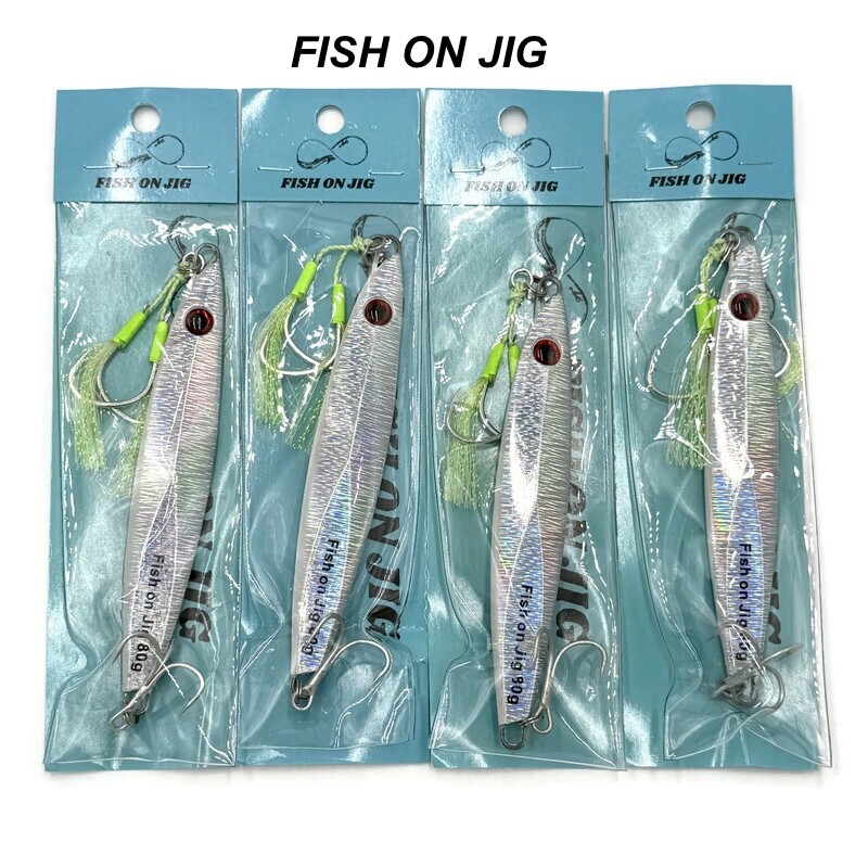 Slow Pitch Jig Glow Flat Fall Jig Vertical Jigging Saltwater Fishing ...