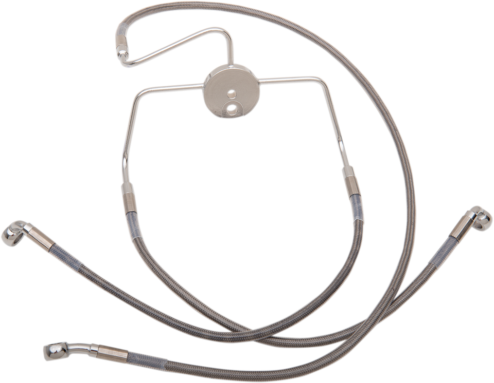 Drag Specialties Extended Stainless Steel Front Brake Line Kit 1741 ...