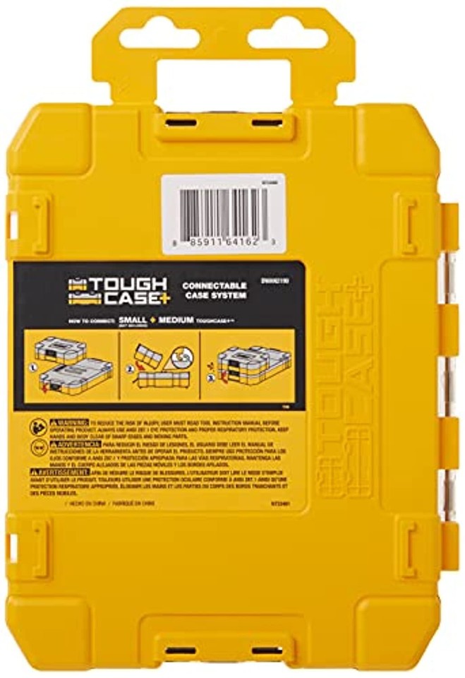 DEWALT Tool Box Tough Case Medium DWAN2190 Stackable 6 dividers ...