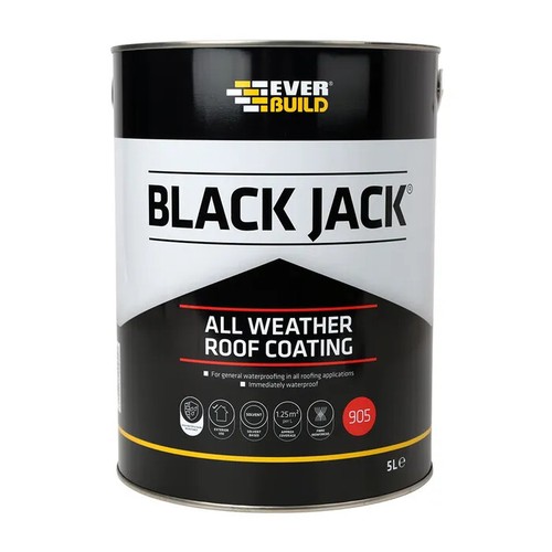 EVERBUILD 5LTR/25LTR 905 ALL WEATHER ROOF COATING BITUMEN ROOF COMPOUND ...
