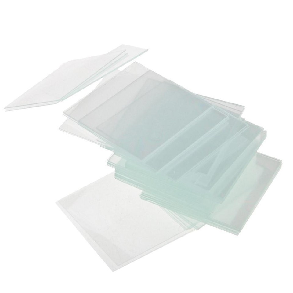 100pcs 20mm x 20mm Microscope Slide Cover Slips Glass Slides Microscope ...
