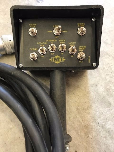 IMT Pendant Assembly Remote For Full Hydraulic Crane With Proportion ...