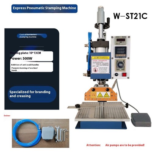 Pneumatic Hot Stamping Machine Automatic Paper Walking Leather Paper ...