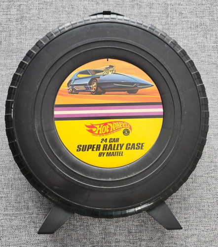 Vintage Hot Wheels Super Rally Case 24 Car Holder 1968 Mattel Redline ...