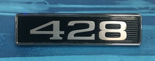 NOS OEM FORD 428 EMBLEM NAMEPLATE C9ZZ-16637-B | eBay