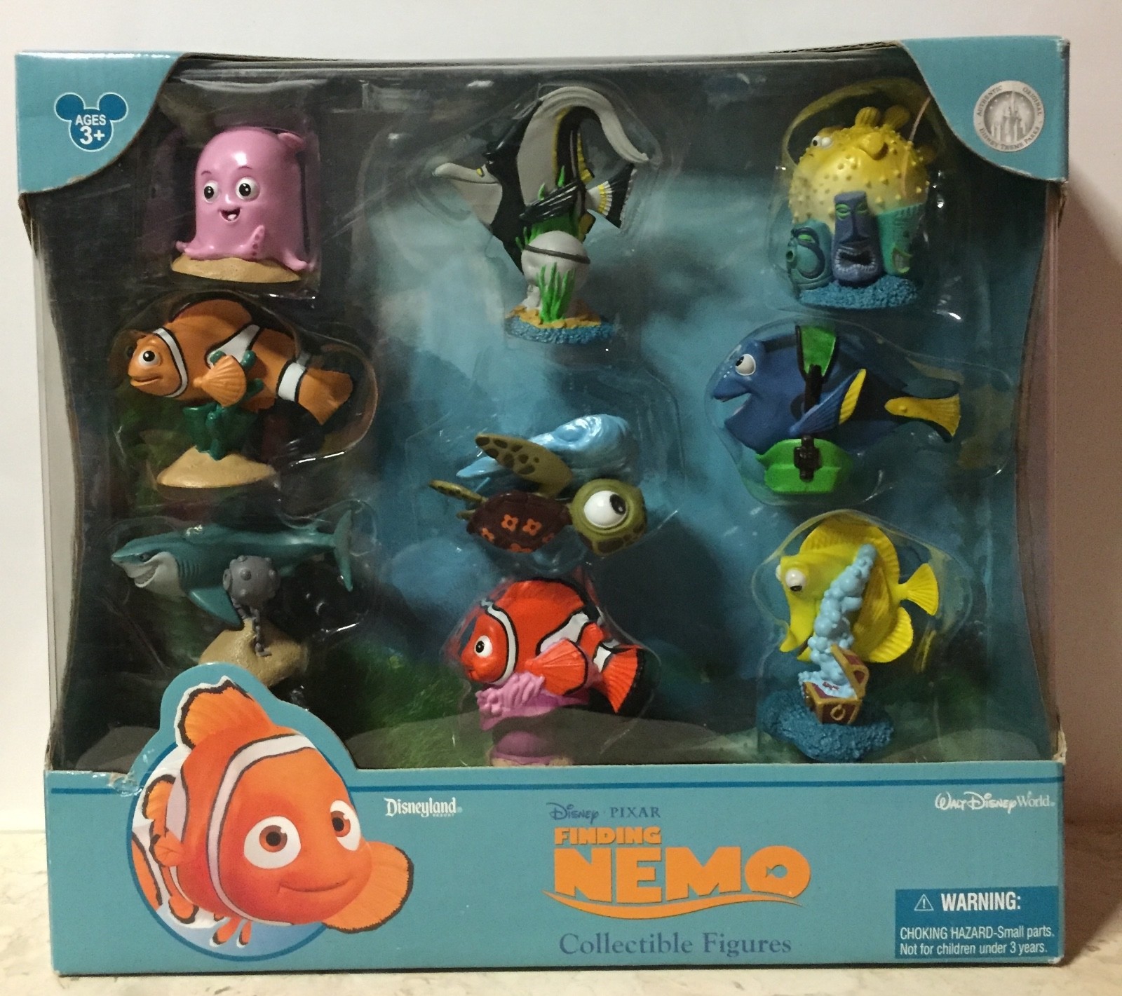 Disney Pixar DISNEYLAND SET Finding Nemo Collectible Figures RARE | eBay