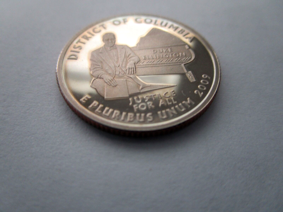 2009-S Washington Quarter Proof US Territories "District of Columbia ...