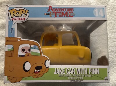 Funko Pop Rides Adventure Time Jake CAR WITH FINN #14 Box 849803069797 ...