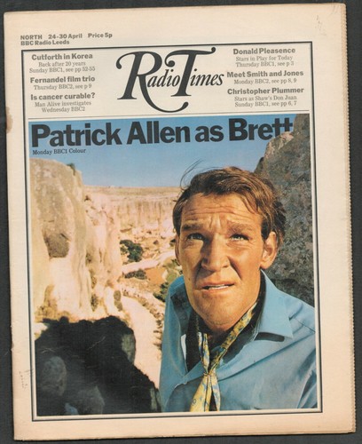 Radio Times April 24-30 1971 Original Vintage Magazine Patrick Allen ...